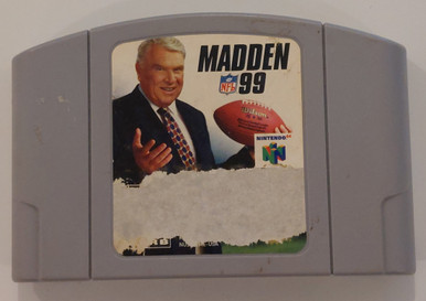 Madden NFL 99 Nintendo 64 N64 Video Game Cleaned & Tested