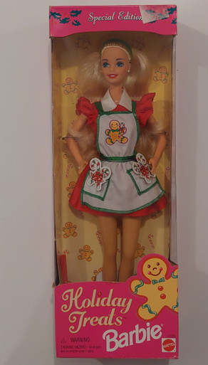 Holiday Treats Barbie Special Edition Gingerbread Candy Cane 1997 ...