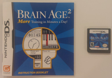 Brain Age 2 More Training in Minutes A Day Nintendo DS Video Game with ...