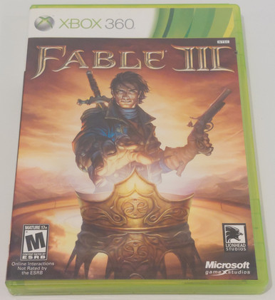 Fable III 3 Xbox 360 Video Game Role Play Complete with Instruction ...