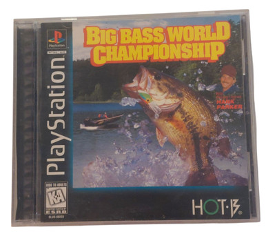 Big Bass World Championship PlayStation 1 PSX PS1 Video Game Complete