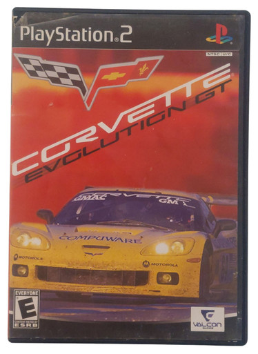 Corvette Evolution GT PlayStation 2 PS2 Video Game Racing