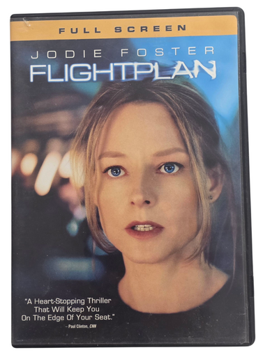 FlightPlan Full Screen DVD Movie Stars Jodie Foster Peter Sarsgaard