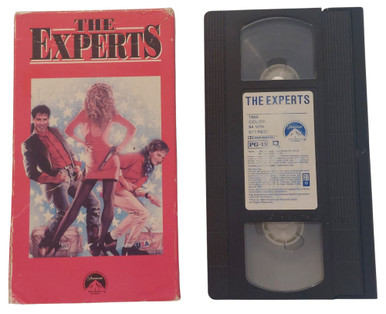 The Experts VHS Movie Stars John Travolta Kelly Preston