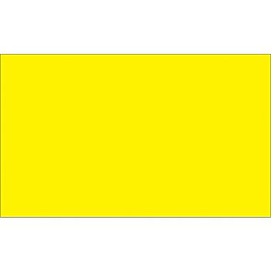 4" x 6" Fluorescent Yellow Inventory Rectangle Labels Roll / 500