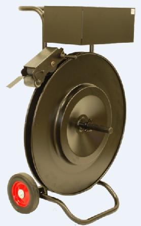 Standard-Duty Steel Ribbon Strapping Cart Dispenser 16" Core Quick Load ...