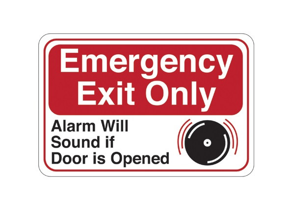 9" x 6" "Fire Extinguisher" Universal Instructional Facility Sign