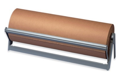 30" Horizontal Roll Kraft Paper Cutter Dispenser