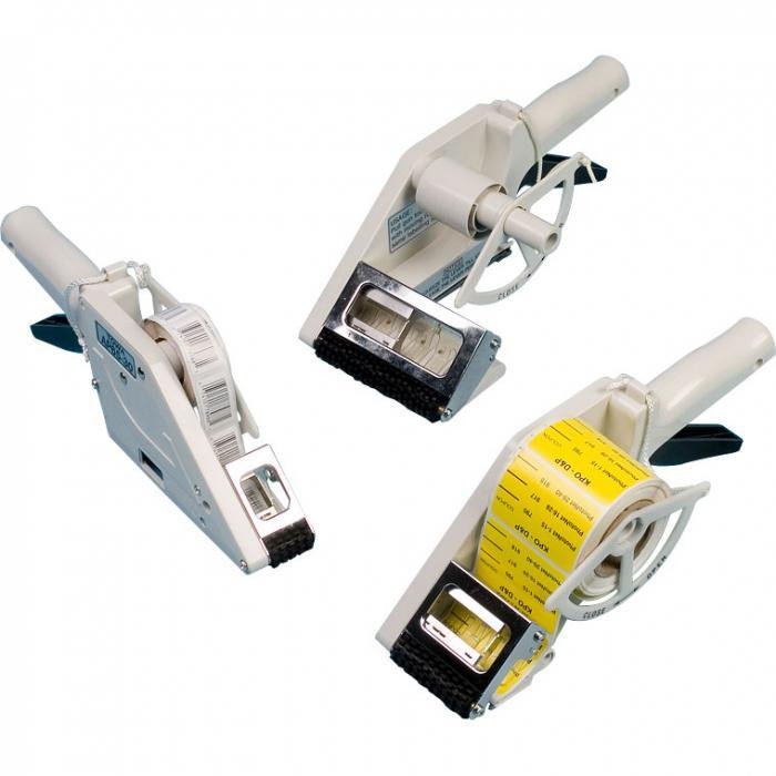 Portable Hand-Held Label Dispenser Applicator Machine