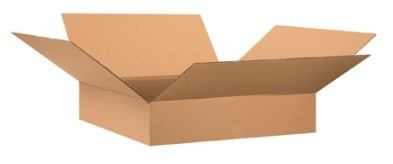28" x 28" x 6" Flat Corrugated Cardboard Shipping Boxes 10/Bundle
