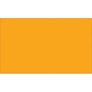 3" x 10" Fluorescent Orange Inventory Rectangle Labels Roll / 250