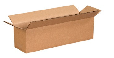 13" x 3" x 3" Long Corrugated Cardboard Shipping Boxes 25/Bundle
