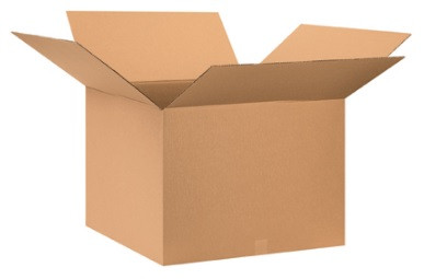 28" x 28" x 22" Corrugated Cardboard Shipping Boxes 10/Bundle