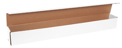 36" x 4" x 4" White Corrugated Mailers 50/Bundle