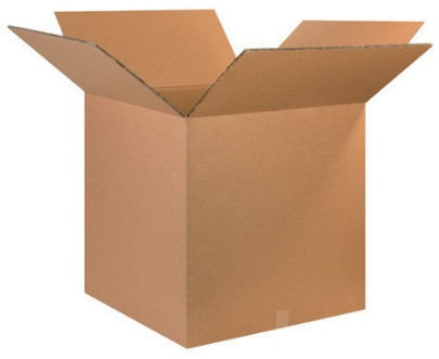 25" x 25" x 25" Double Wall Corrugated Cardboard Shipping Boxes 5/Bundle
