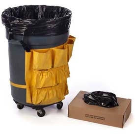 Black Gusseted Linear Low-Density Liners