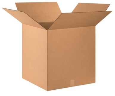 24" x 24" x 28" Corrugated Cardboard Shipping Boxes 10/Bundle