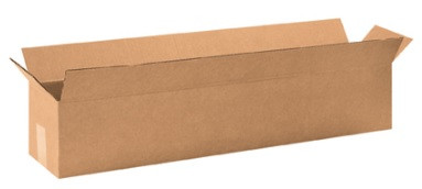 30" x 6" x 6" Long Corrugated Cardboard Shipping Boxes 25/Bundle