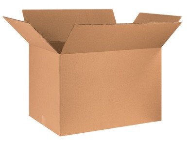 24" x 24" x 30" Double Wall Corrugated Cardboard Shipping Boxes 5/Bundle