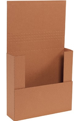 11" x 8 1/2" x 3" White Easy-Fold Mailers 50/Bundle