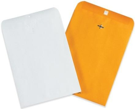 10" x 15" Kraft Clasp Envelopes 500 / Case