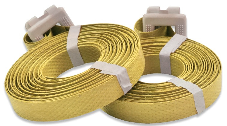 Polypropylene Strapping with Pre-Attached Poly Buckle - Pre-Cut 1/2" x ...