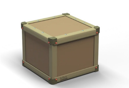 KuBox Shipping Crates, Strong Easy to Assemble Shipping Crates