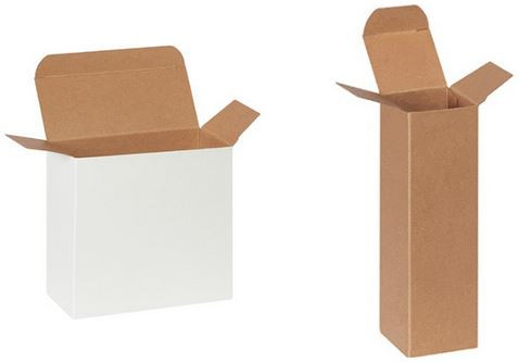 Kraft Reverse Tuck Cartons and White Reverse Tuck Folding Cartons ...