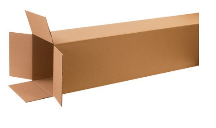 15" x 15" x 48" Tall Corrugated Cardboard Shipping Boxes 10/Bundle