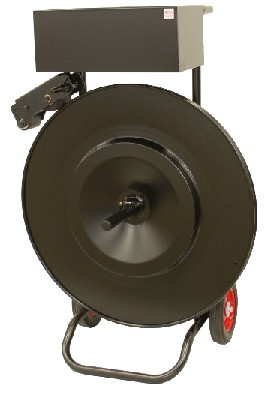 Standard-Duty Steel Ribbon Strapping Cart Dispenser 16" Core Quick Load ...