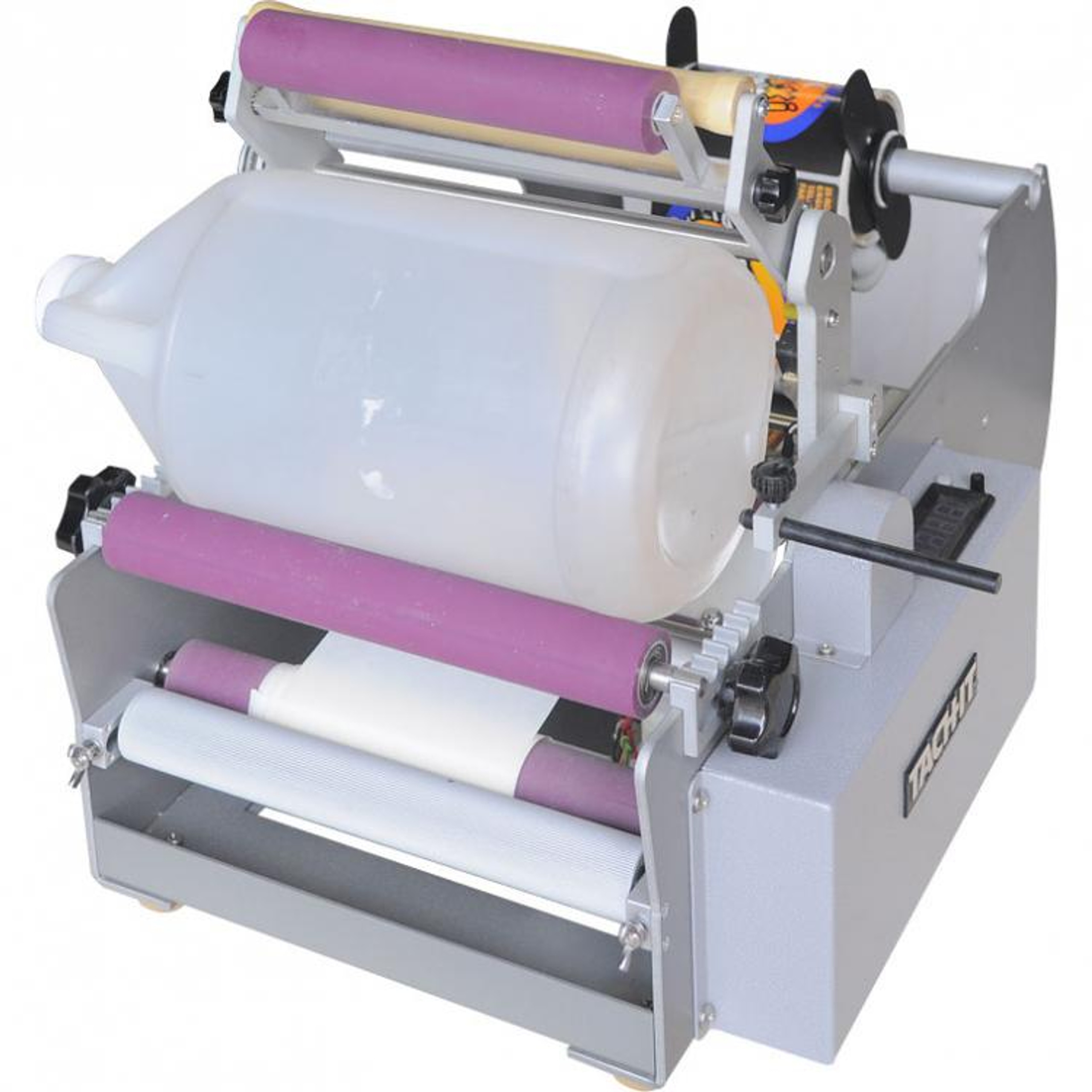 Adjustable Semi-Automatic Bottle Label Applicator Machine