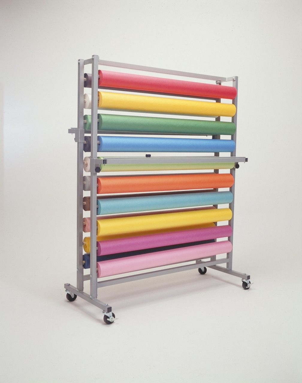 48" Twenty Paper Roll Rack Cutter Dispenser