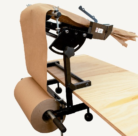 Kraft Paper Dispensers / Cutters - Rolling, Wall Mount, Table Top