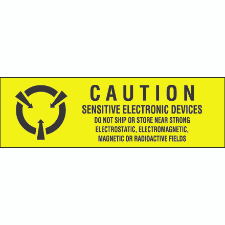 4 x 4" - "Caution Moisture Sensitive Devices" Labels Roll / 500