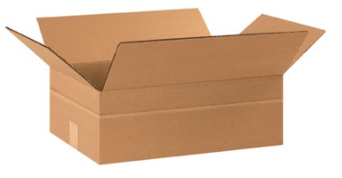 17 1/4 x 14 1/4 x 10" Corrugated Cardboard Shipping Boxes 25/Bundle
