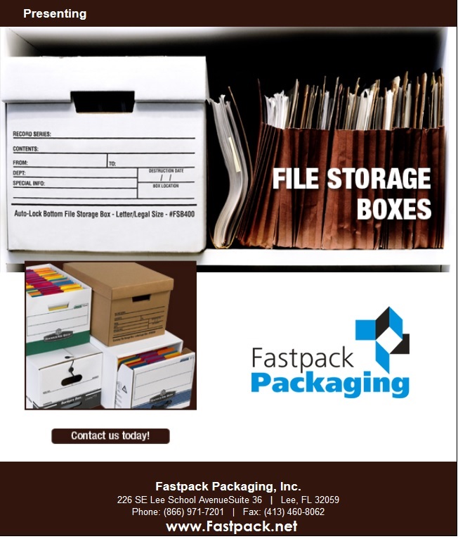 File Storage Boxes, Storage and Organization Made Easy - Fastpack Packaging