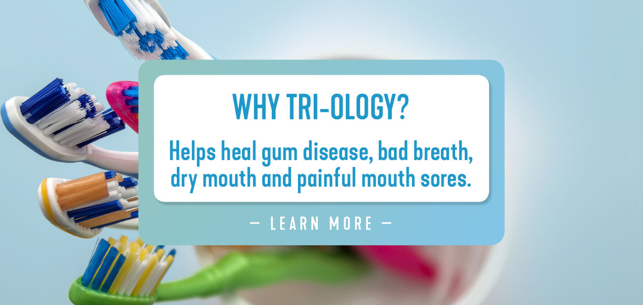 TRIOLOGY® alcohol-free plant-based oral products
