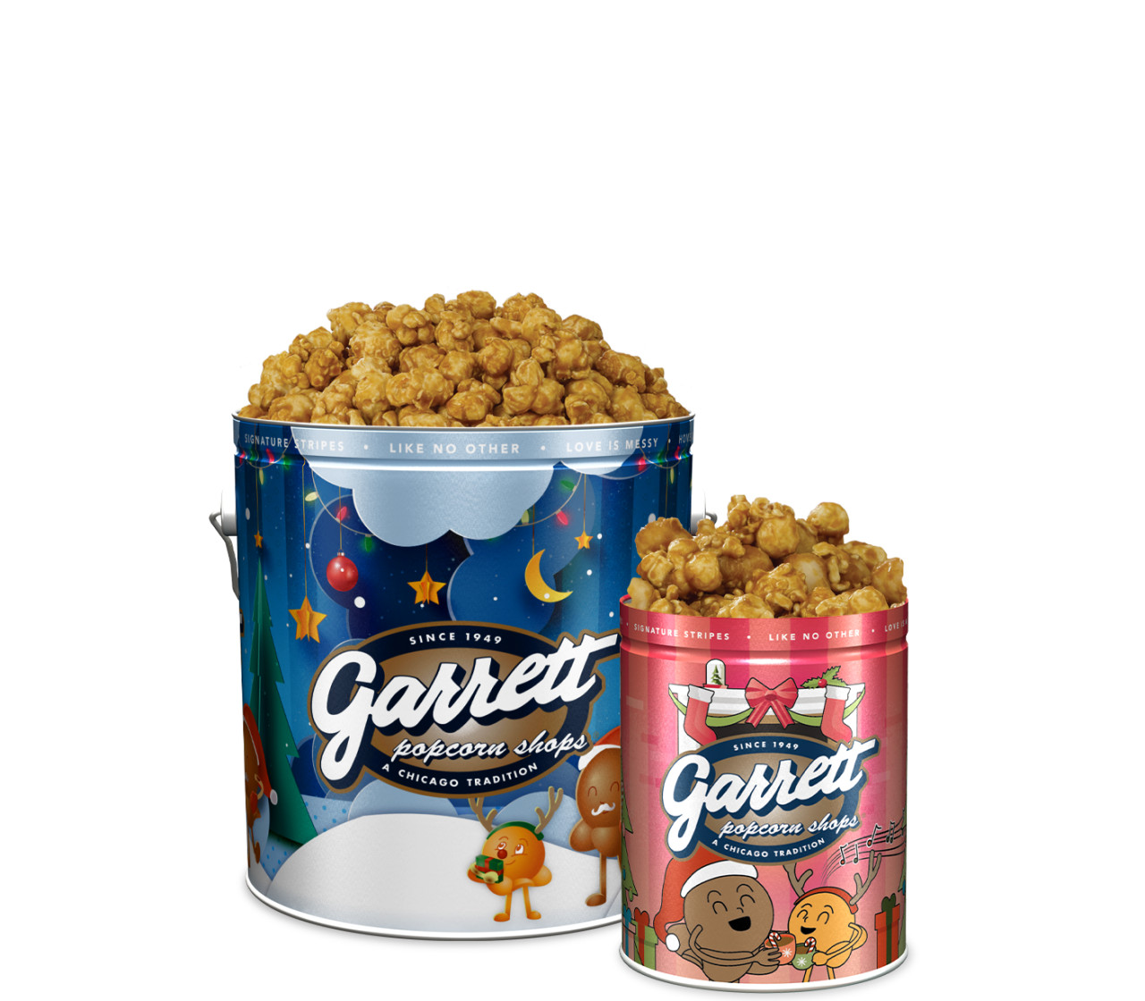 Garrett Popcorn Shops® | Classic CaramelCrisp and Petite Macadamia ...
