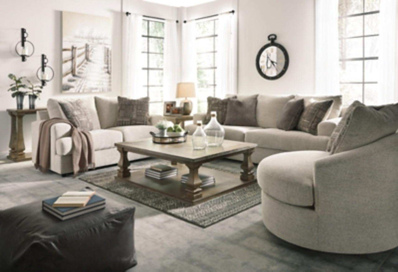 Ashley Soletren Stone Sofa and Loveseat on sale at Bargains and Buyouts serving Tri County West Chester and Winton Woods in Cincinnati OH