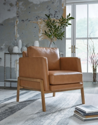 Ashley Numund Caramel Accent Chair on sale at Bargains and Buyouts ...