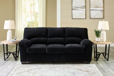 Ashley SimpleJoy Onyx Sofa on sale at Bargains and Buyouts, serving Tri ...