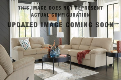 Ashley SimpleJoy Sand Sofa, Loveseat and Recliner on sale at Bargains ...