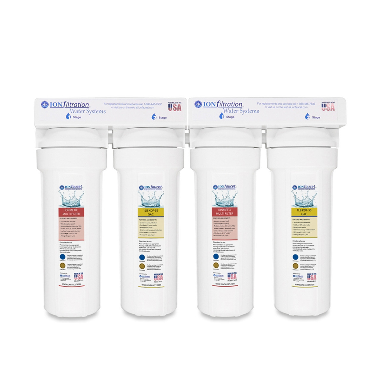4 STAGE WALL MOUNT FILTRATION - Ionfaucet Inc