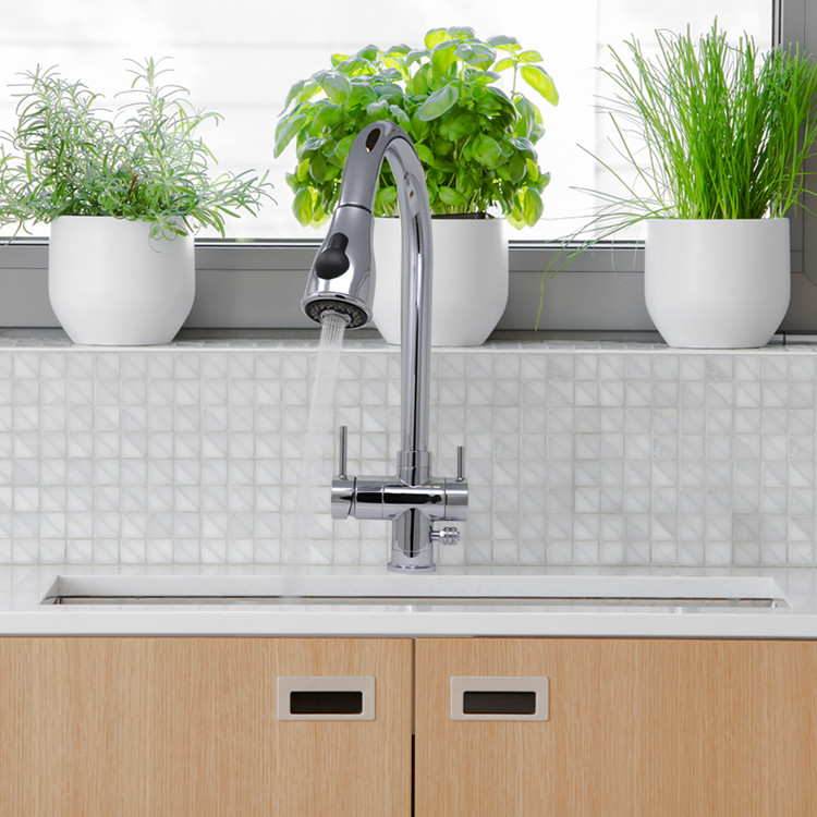 IonKitchen Faucet - Polished Chrome - Ionfaucet Inc