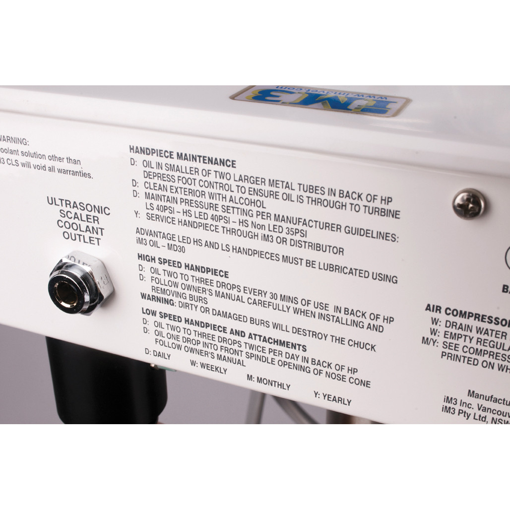 iM3 Elite LED Dental Unit with oilfree compressor