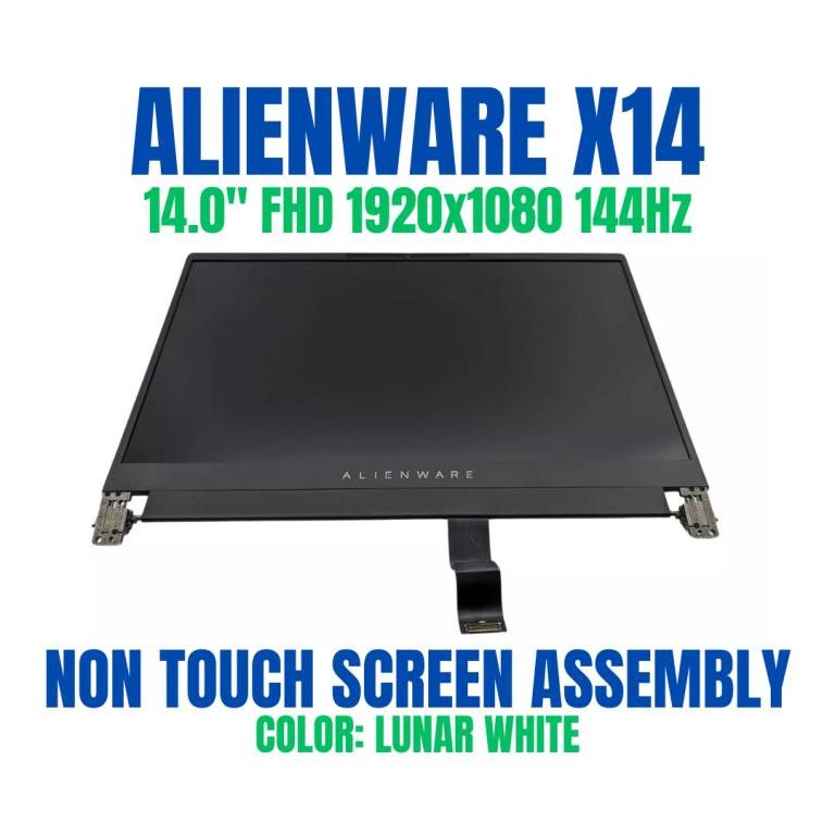 Dell Alienware X14 R1 FHD 144hz LCD Screen Assembly White