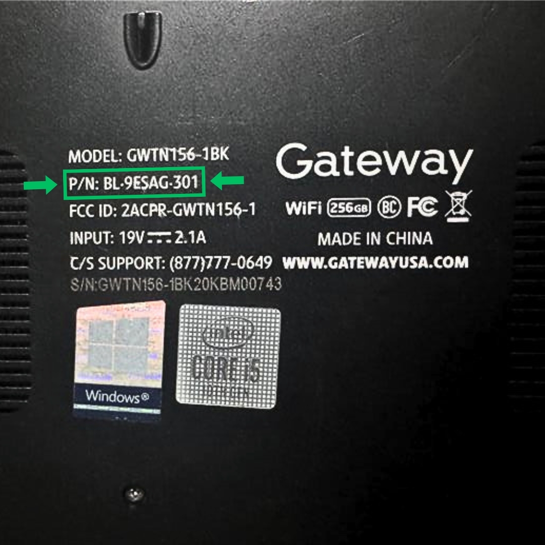 Understanding Gateway Part Numbers (PN)