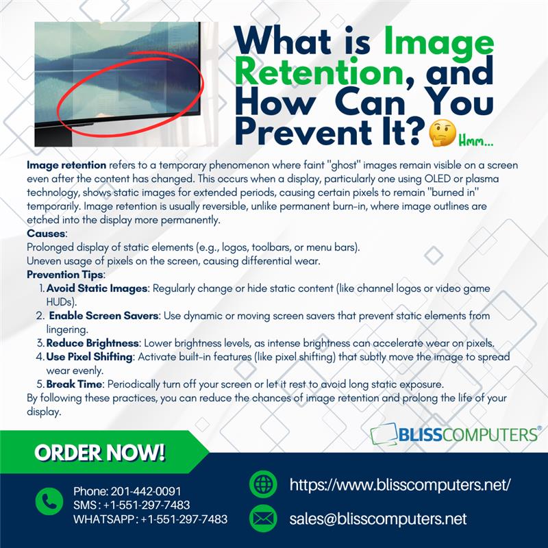 What is Image Retention, and How can you prevent it? (#1578) - Bliss ...