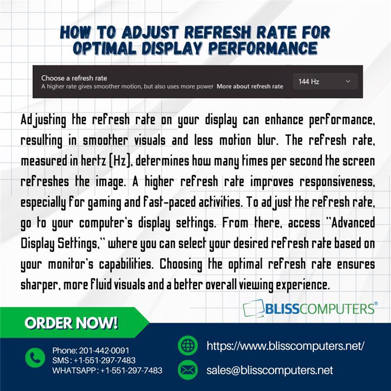 HOW TO ADJUST YOUR REFRESH RATE FOR OPTIMAL DISPLAY PERFORMANCE (#1582 ...