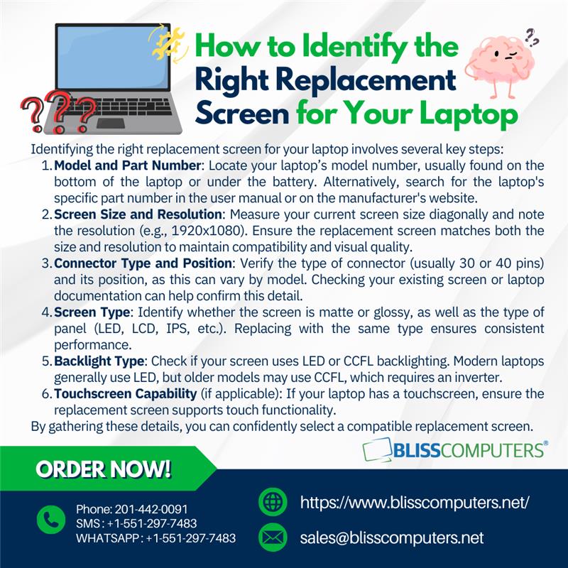 HOW TO IDENTIFY THE RIGHT REPLACEMENT FOR YOUR LAPTOP (#1583) - Bliss ...